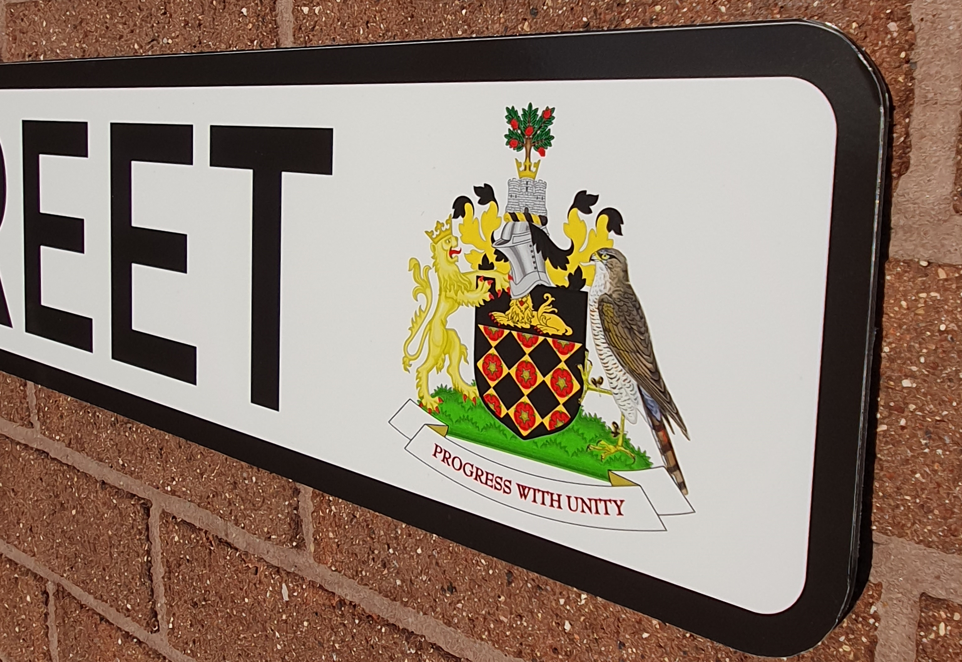 Aluminium Street Sign - Wall Mounted | Street Signs Direct